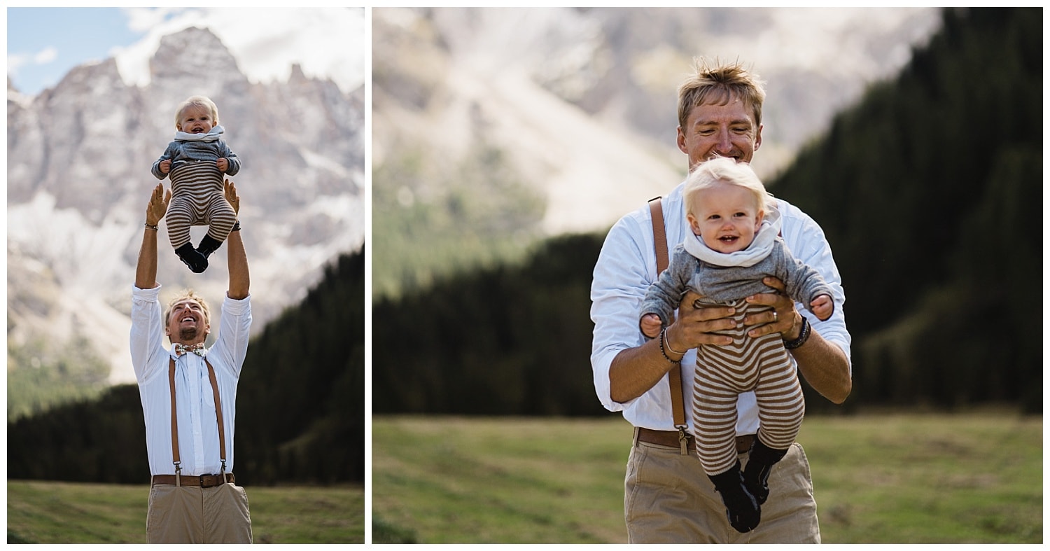 Dazzling September Elopement in the Italian Dolomites